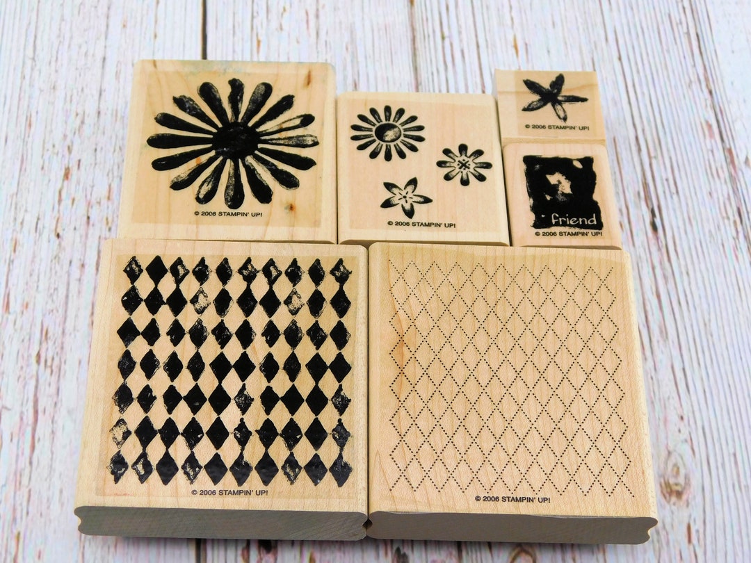 Flower Stamp Set Diamond Background Stamps Stampin up Stamps Looks Like ...