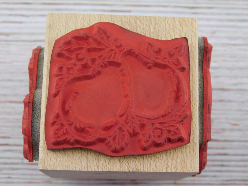 Fruit Stamp Set - Fruit Rubber Stamp Cube - Apples - Pears ...