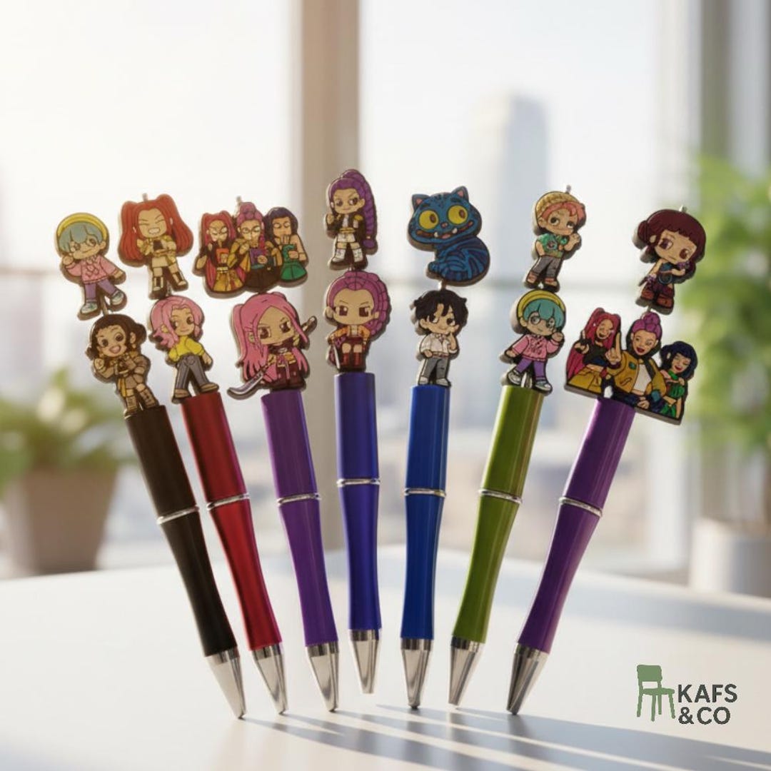 Character Keychains & Pen Charms – Mini Acrylic Accessories - Etsy
