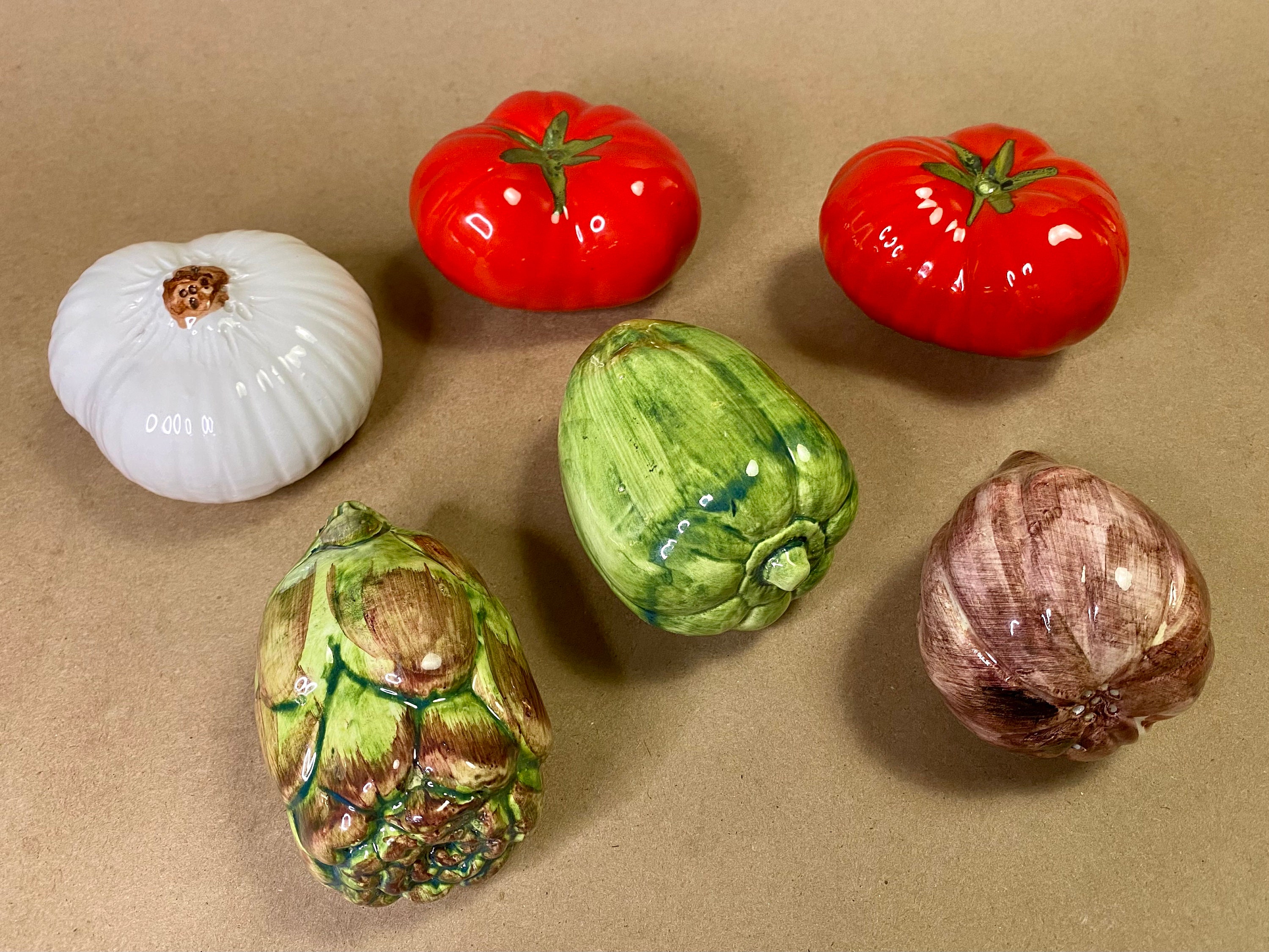 Vintage Ceramic Vegetables Ceramic Tomato Ceramic | Etsy