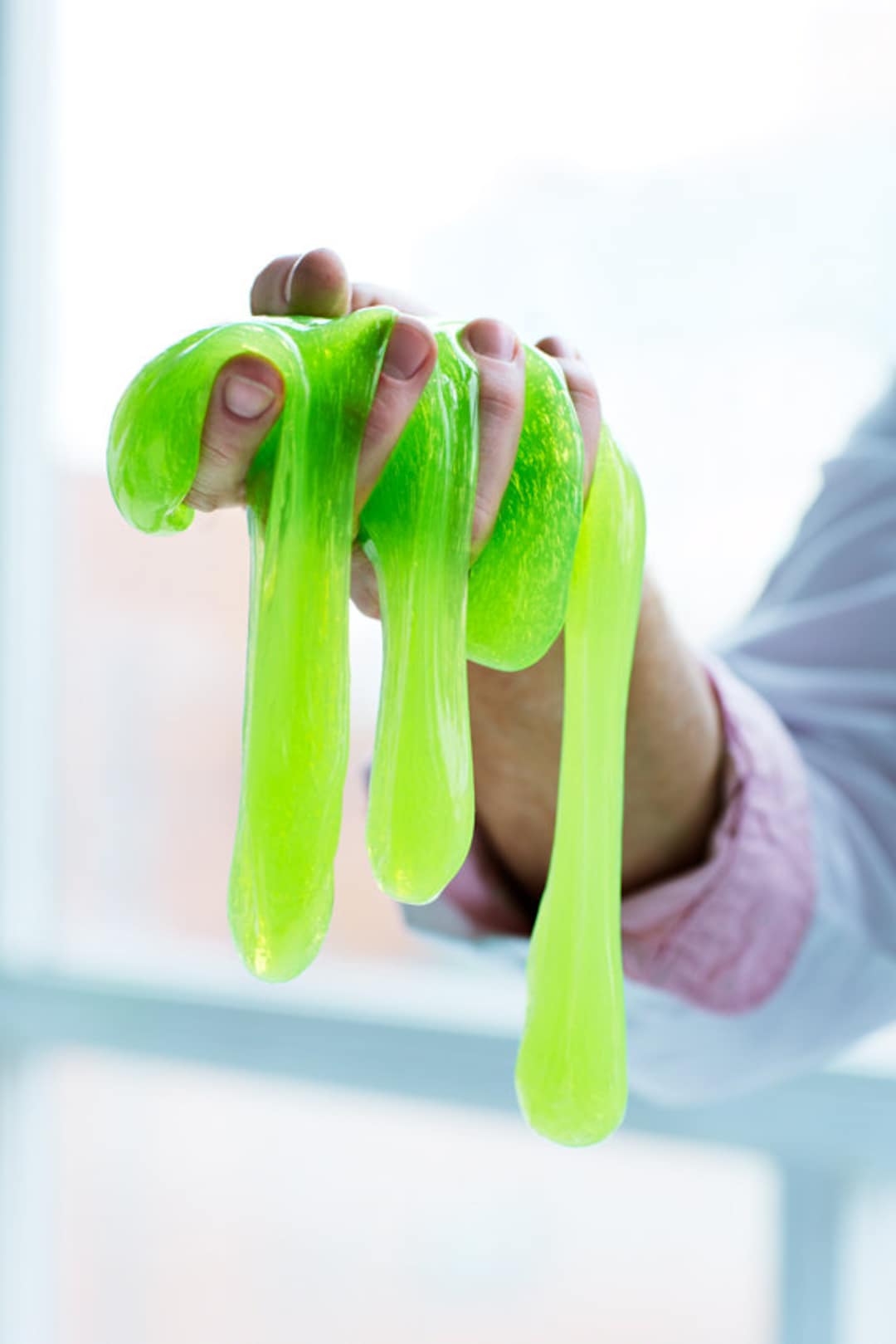 Fluorescent Slime Kit (gak, Flubber) Glows Under Blacklight - Perfect ...