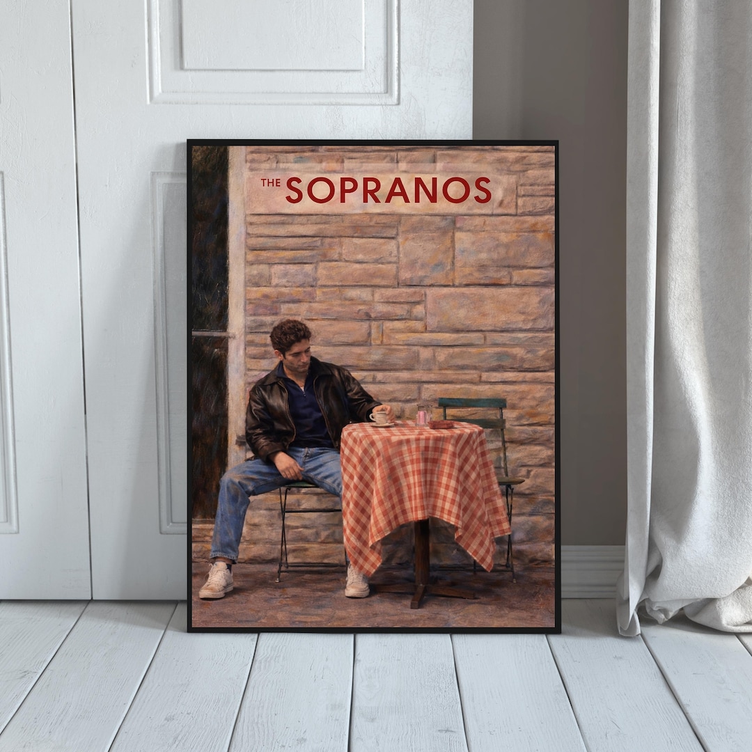 Art mural The Sopranos imprimable, Tony Soprano Cristopher Art, affiche ...