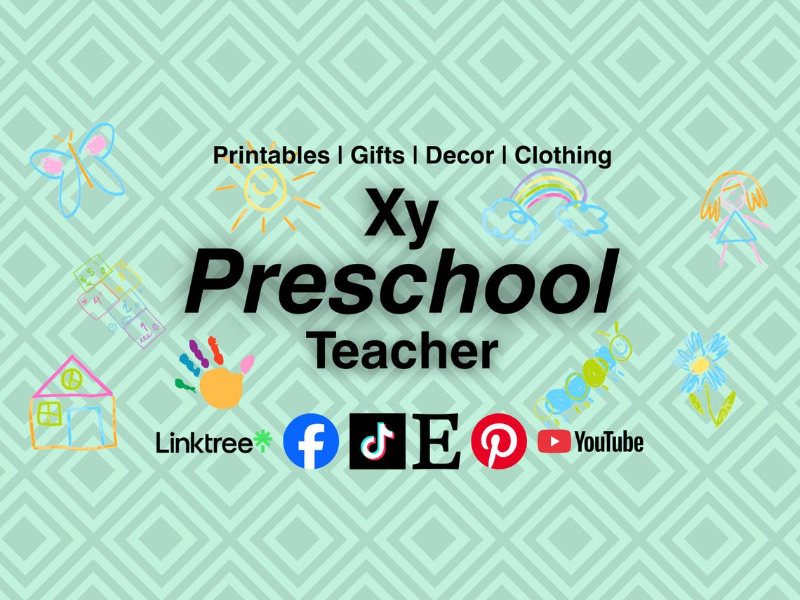 Editable Template Classroom Design Preschool Teacher Gift (digital ...