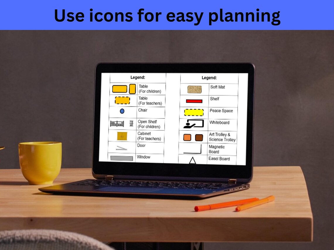 Editable Template Classroom Design Preschool Teacher Gift (digital ...