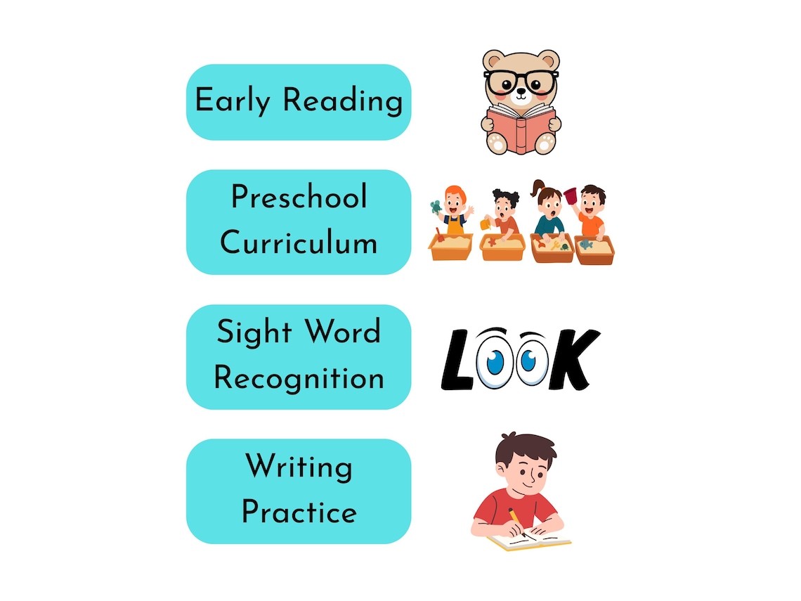 Dolch Sight Words for Back to School English Lesson Preschool ...