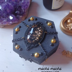 Salem Wiccan Trinket Box Hand Painted Wedding Ring Box - Etsy