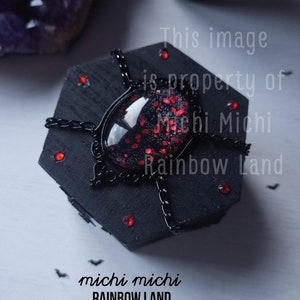 Dragons Blood Box Gothic, Trinket Box, Hand Painted, Medieval, Mini ...