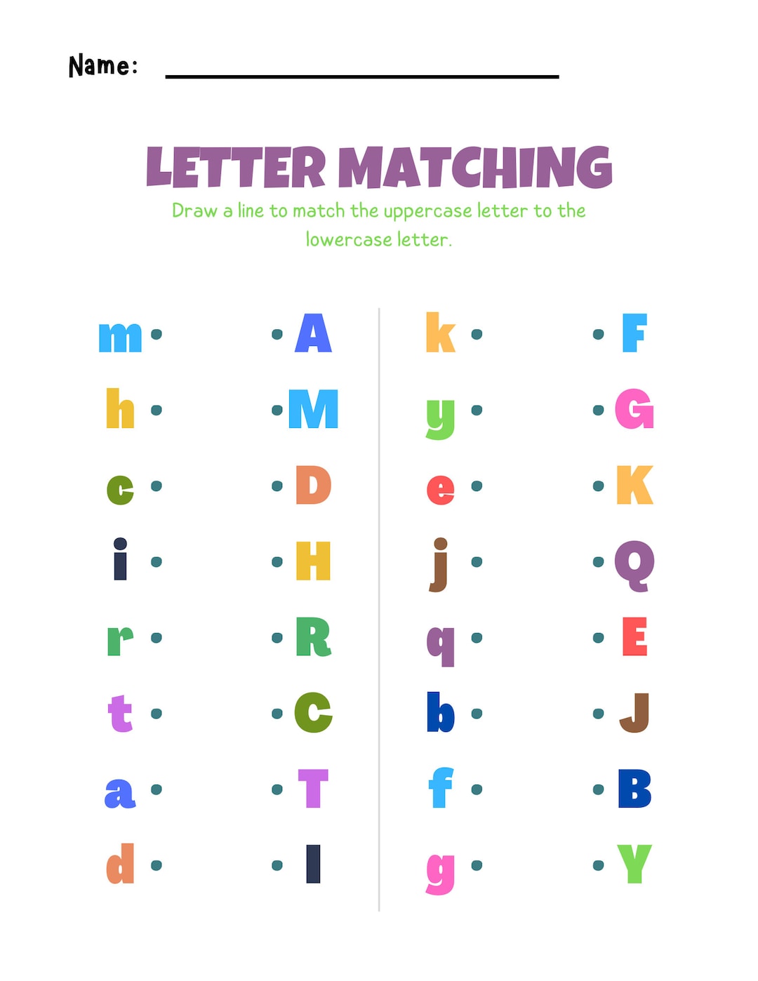 Alphabet Tracing Missing Letter Matching Workseet Bundle 3 Pages ...