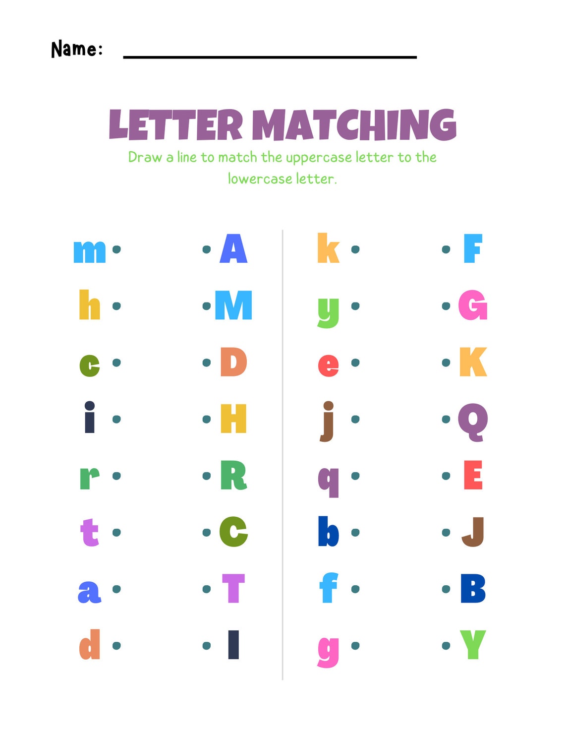 Alphabet Tracing Missing Letter Matching Workseet Bundle 3 Pages ...