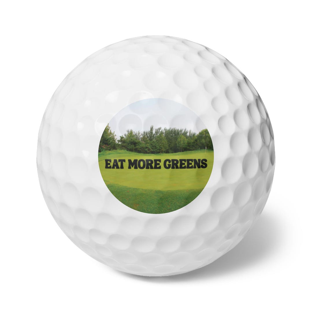 Wellness Reminder Golf Balls, 6pcs | Surlyn Practice Balls With ...