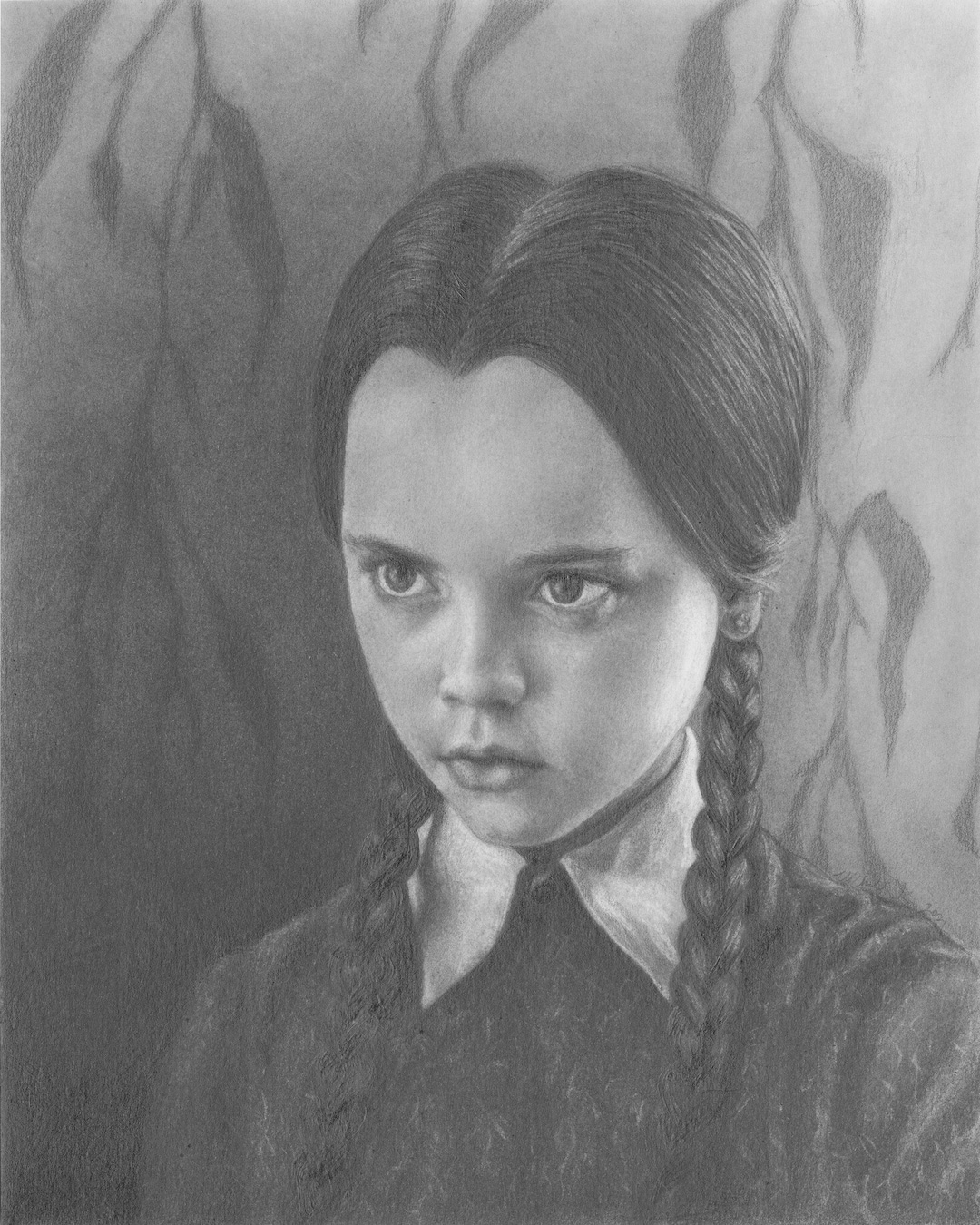 Fine Art 8x10 Print Illustrated Portrait of Christina Ricci as ...