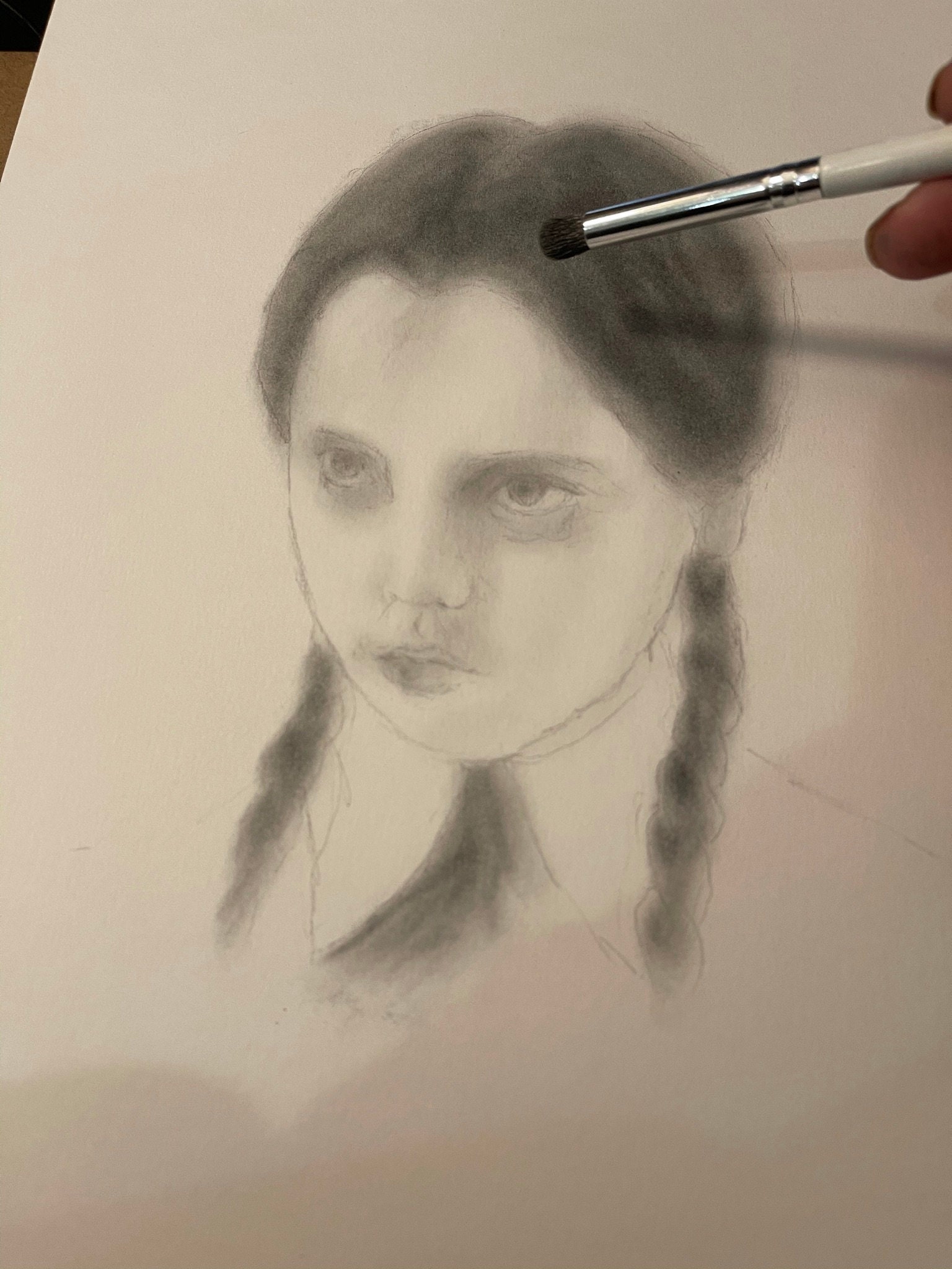 Fine Art 8x10 Print Illustrated Portrait of Christina Ricci as - Etsy