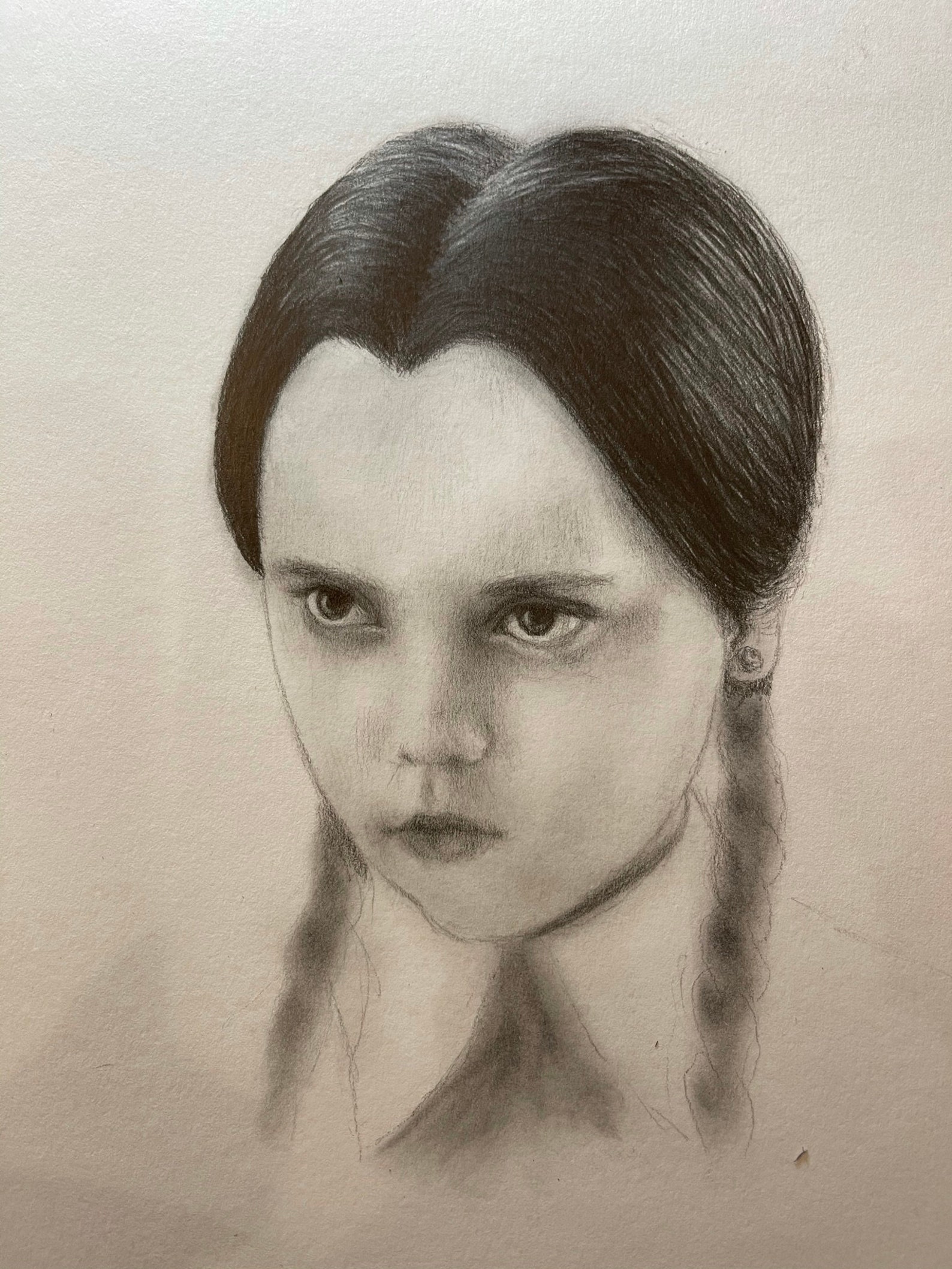 Fine Art 8x10 Print Illustrated Portrait of Christina Ricci as - Etsy