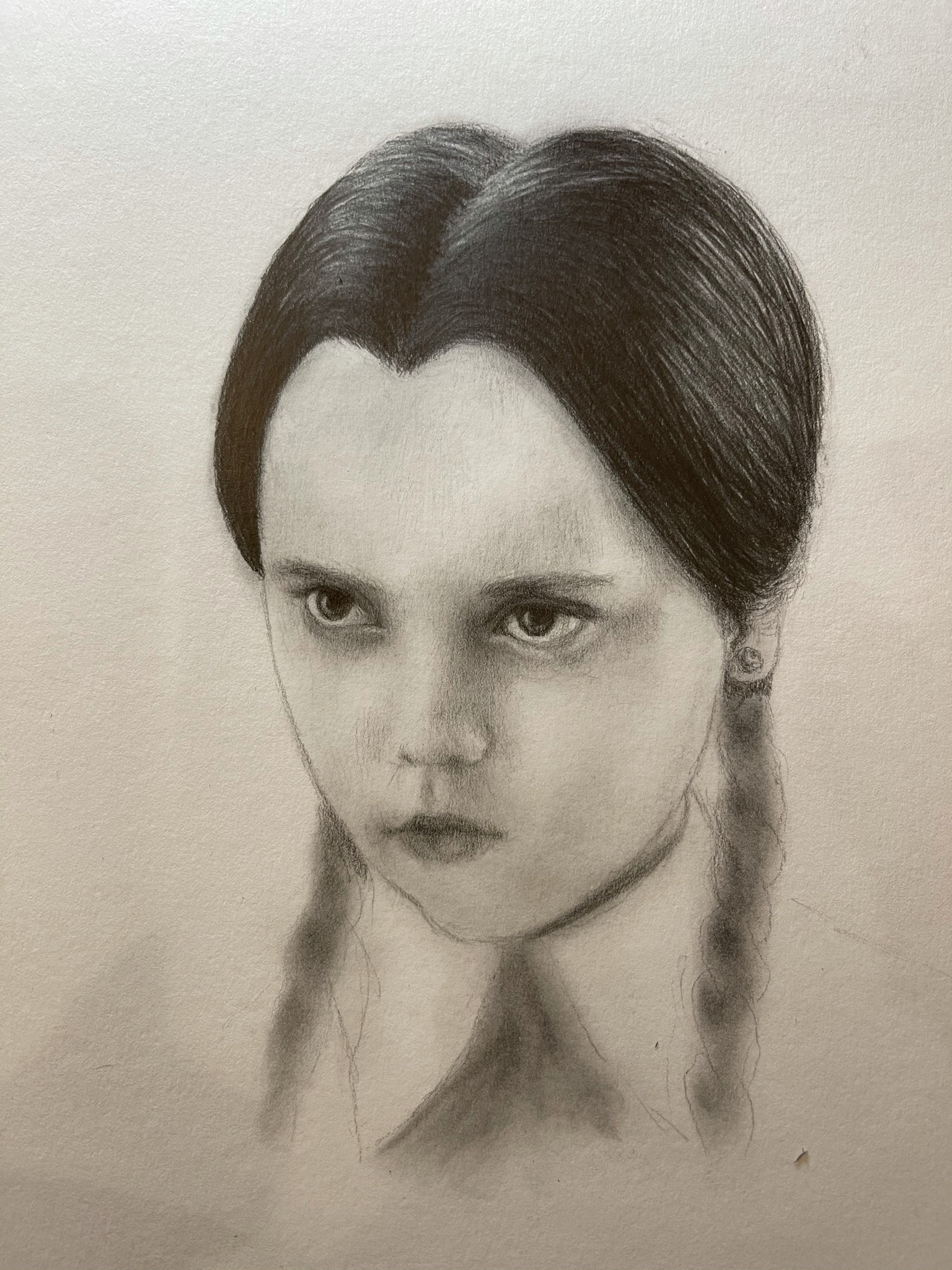 Fine Art 8x10 Print Illustrated Portrait of Christina Ricci as - Etsy