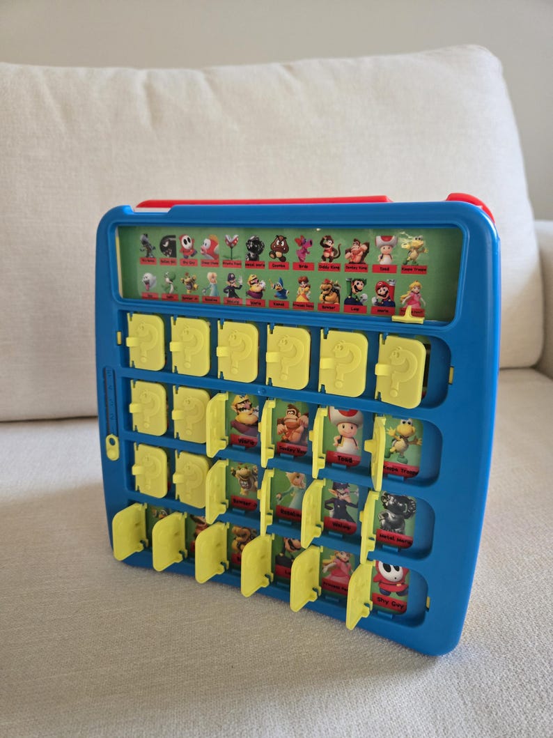 Video Game Character Guess Who Board - Etsy
