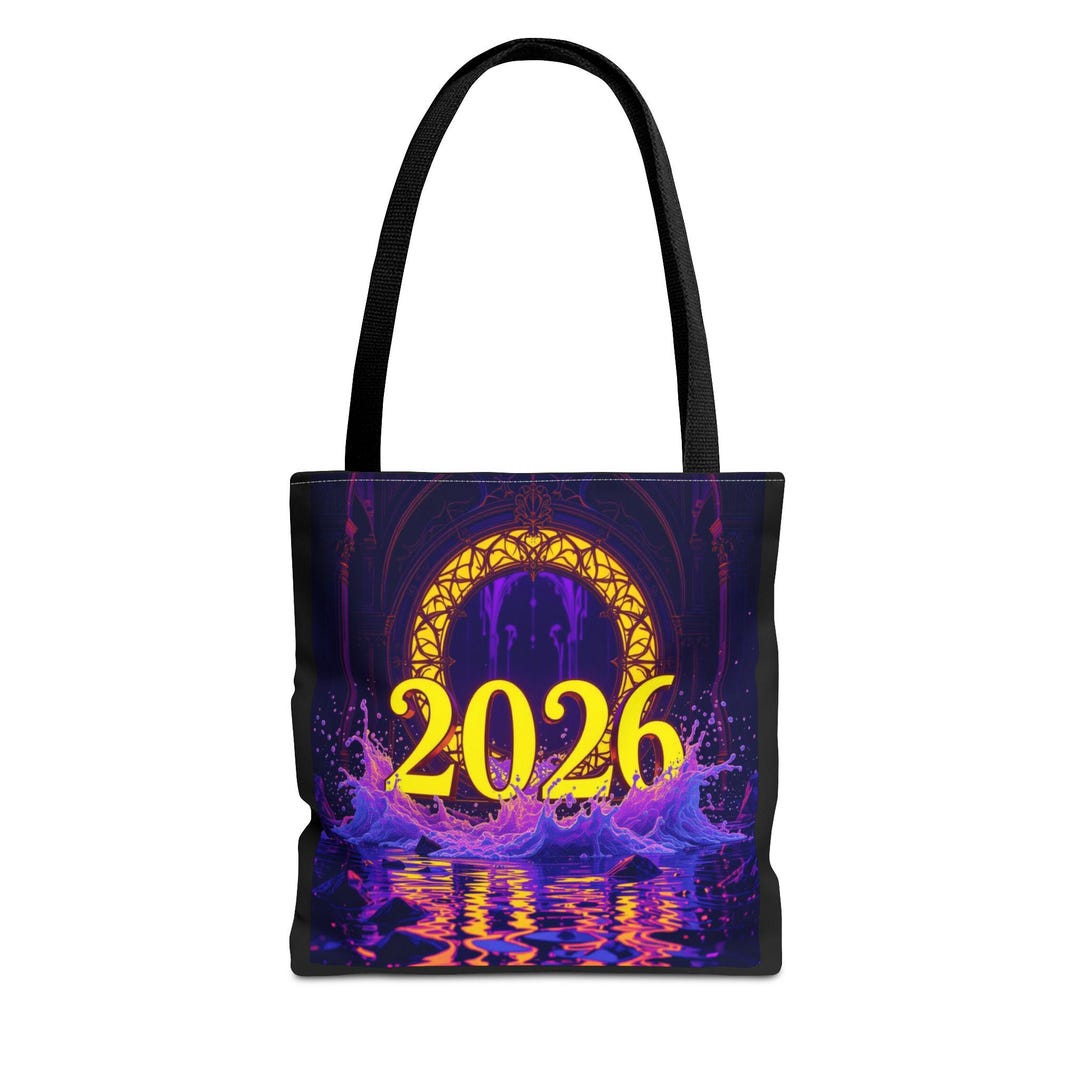 2026 Mystic Portal Tote Bag | New Year Magic Design - Etsy