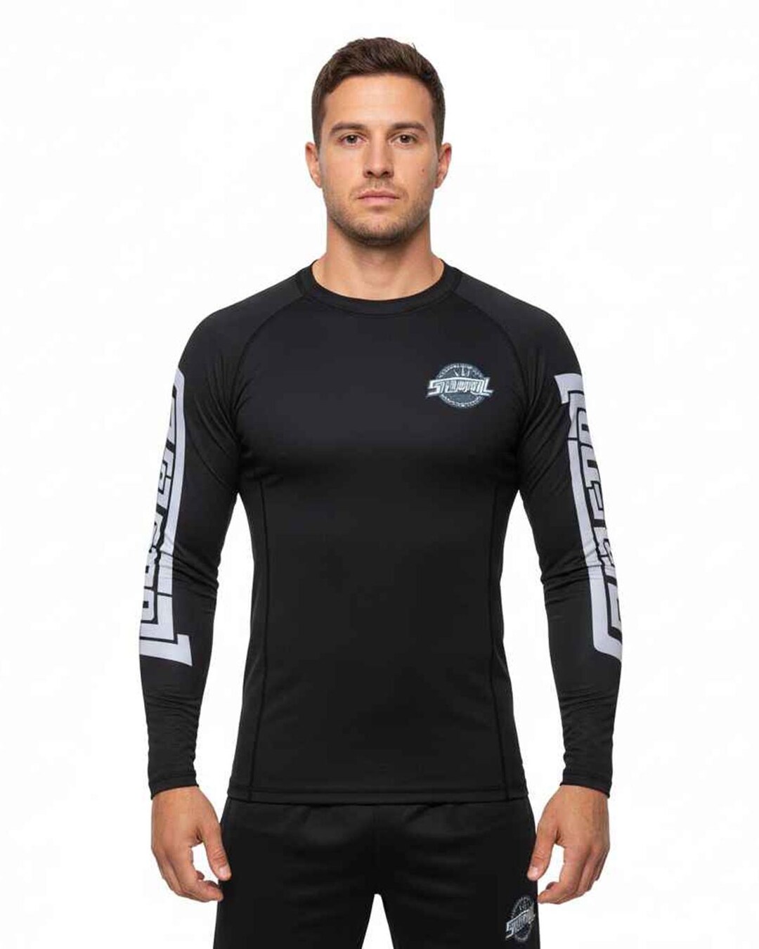 Shoyoroll Carbon Competitor Rash-guard - Black Bjj-shorts - Men's ...
