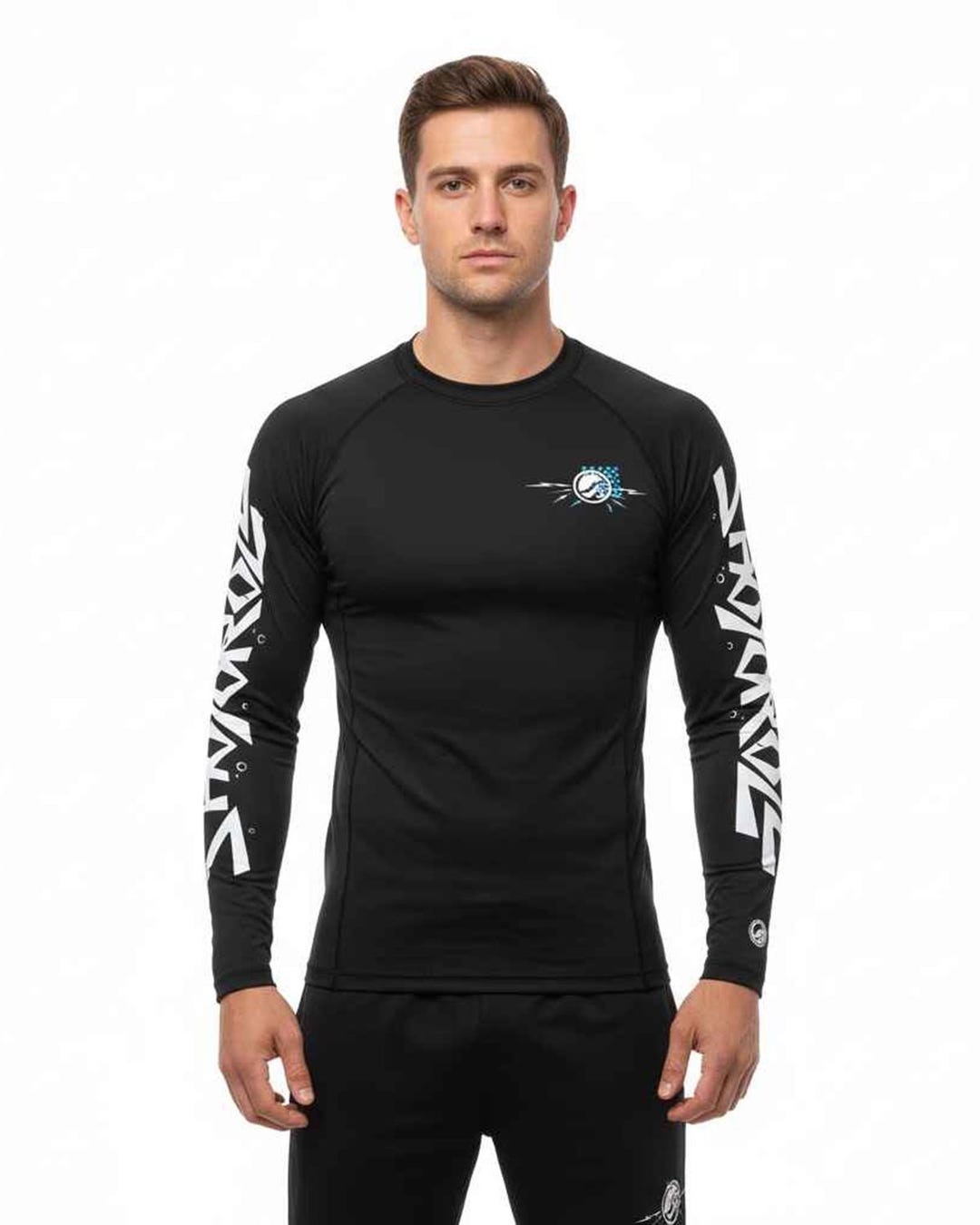 Shoyoroll Pressure-drop BJJ Rash-guard - Long-sleeve Compression Shirt ...