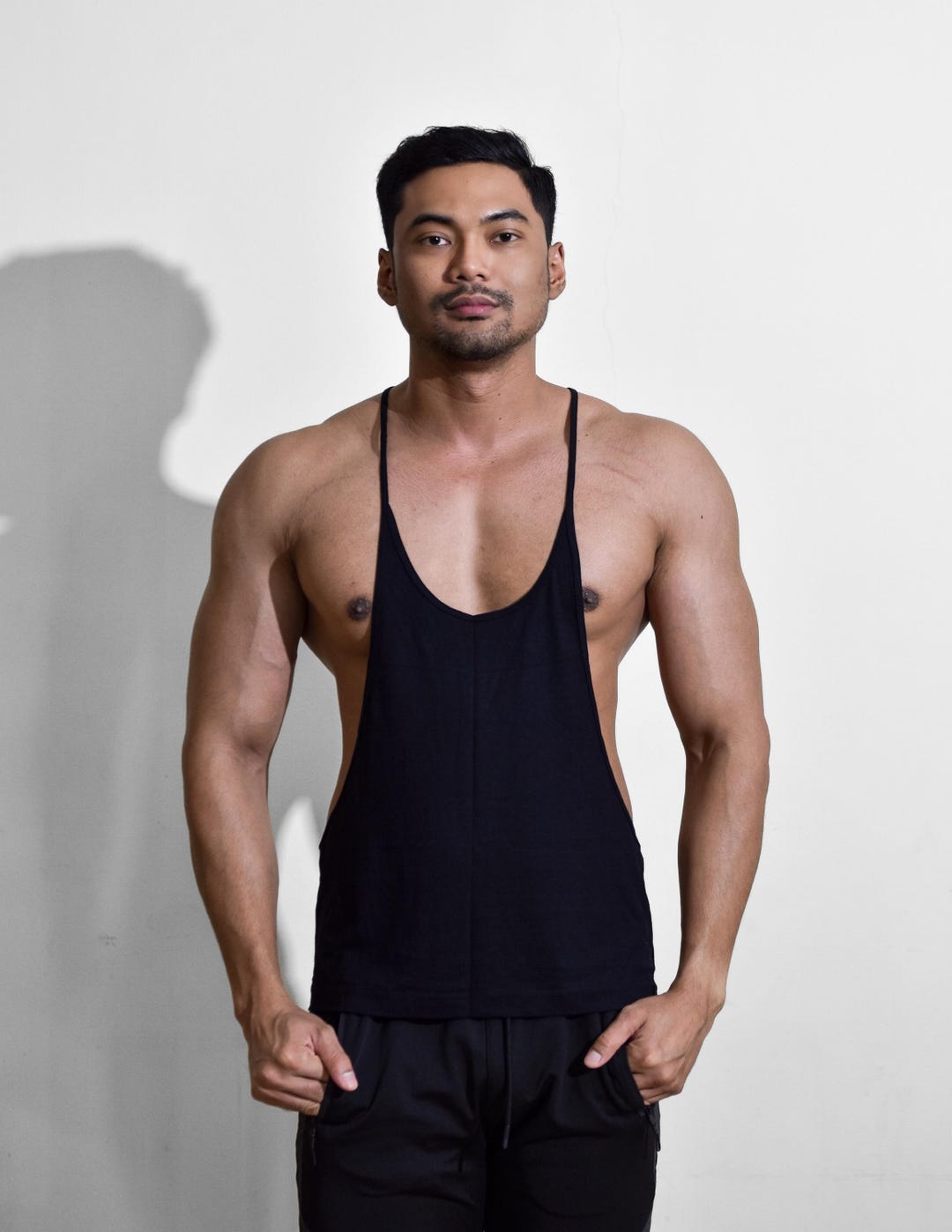 Super Stringer Lowcut Men's Tank Top - Etsy New Zealand