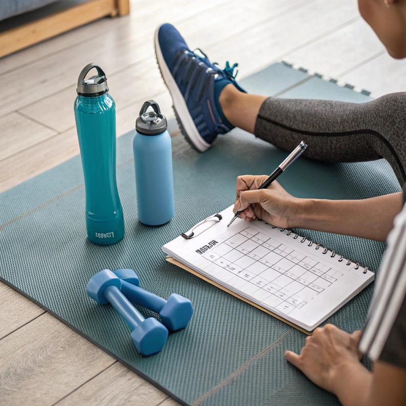 Fitness Planner Bundle - 2026 Printable Fitness Journal, Workout Log ...