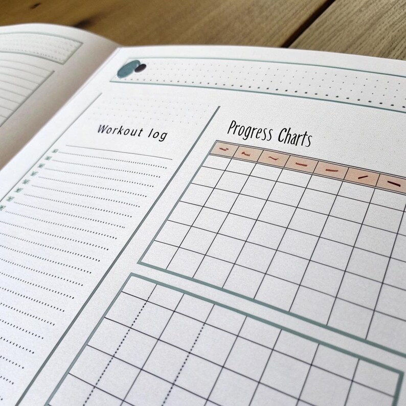 Fitness Planner Bundle - 2026 Printable Fitness Journal, Workout Log ...