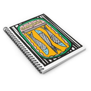 Sardines Spiral Notebook: Artistic Fish Lover's Journal - Etsy