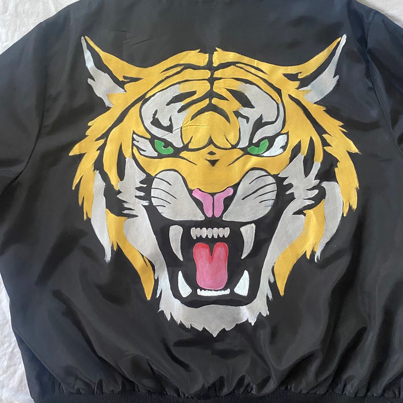 Metallic Bomber Jacket - Etsy