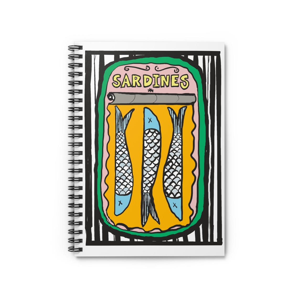 Sardines Spiral Notebook: Artistic Fish Lover's Journal - Etsy
