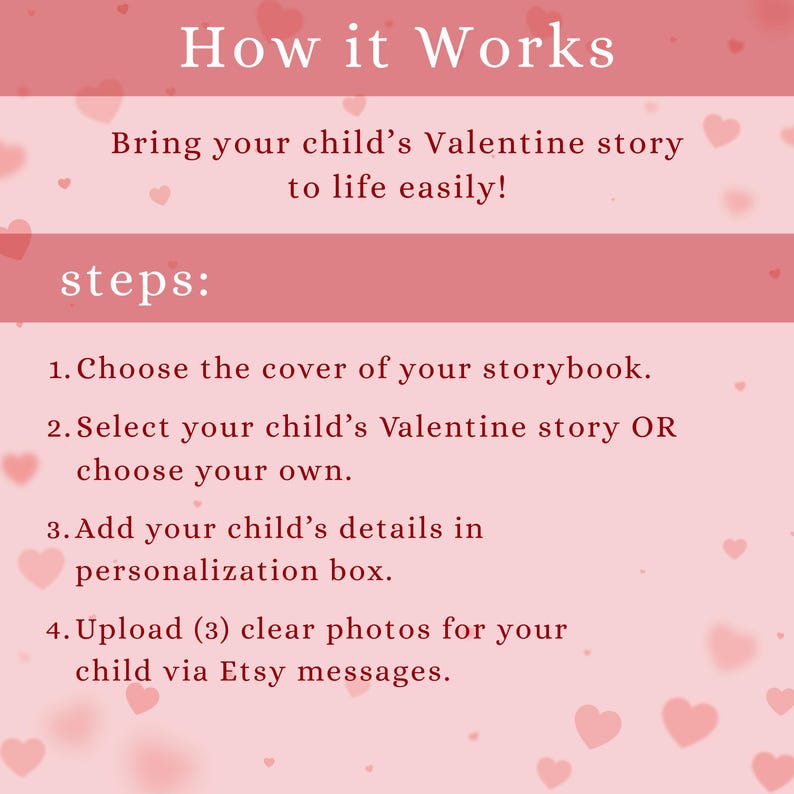 Personalized Valentine Story Book for Kids Custom Name Children’s Book ...