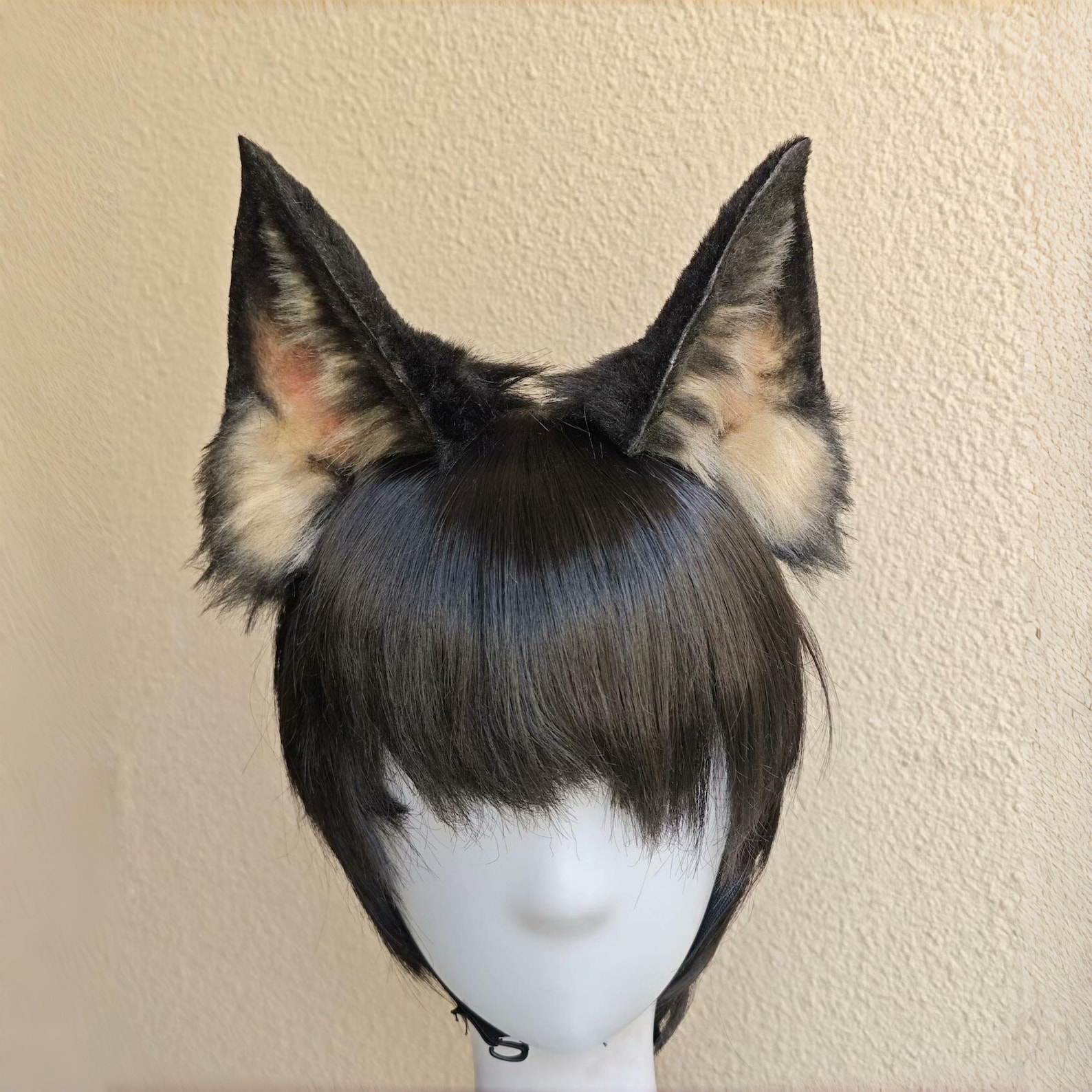 Orejas de pastor alemán hechas a mano, diadema o pinzas para cosplay ...