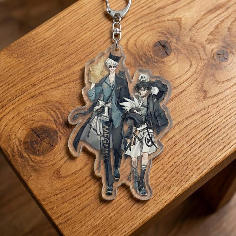 Satoru Gojo Keychain Jujutsu Kaisen, JJK Acrylic Charm, Anime ...