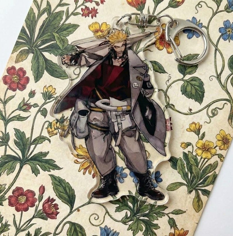 Gachiakuta Anime Acrylic Keychain, Rudo Tamsy Enjin Charm - Etsy