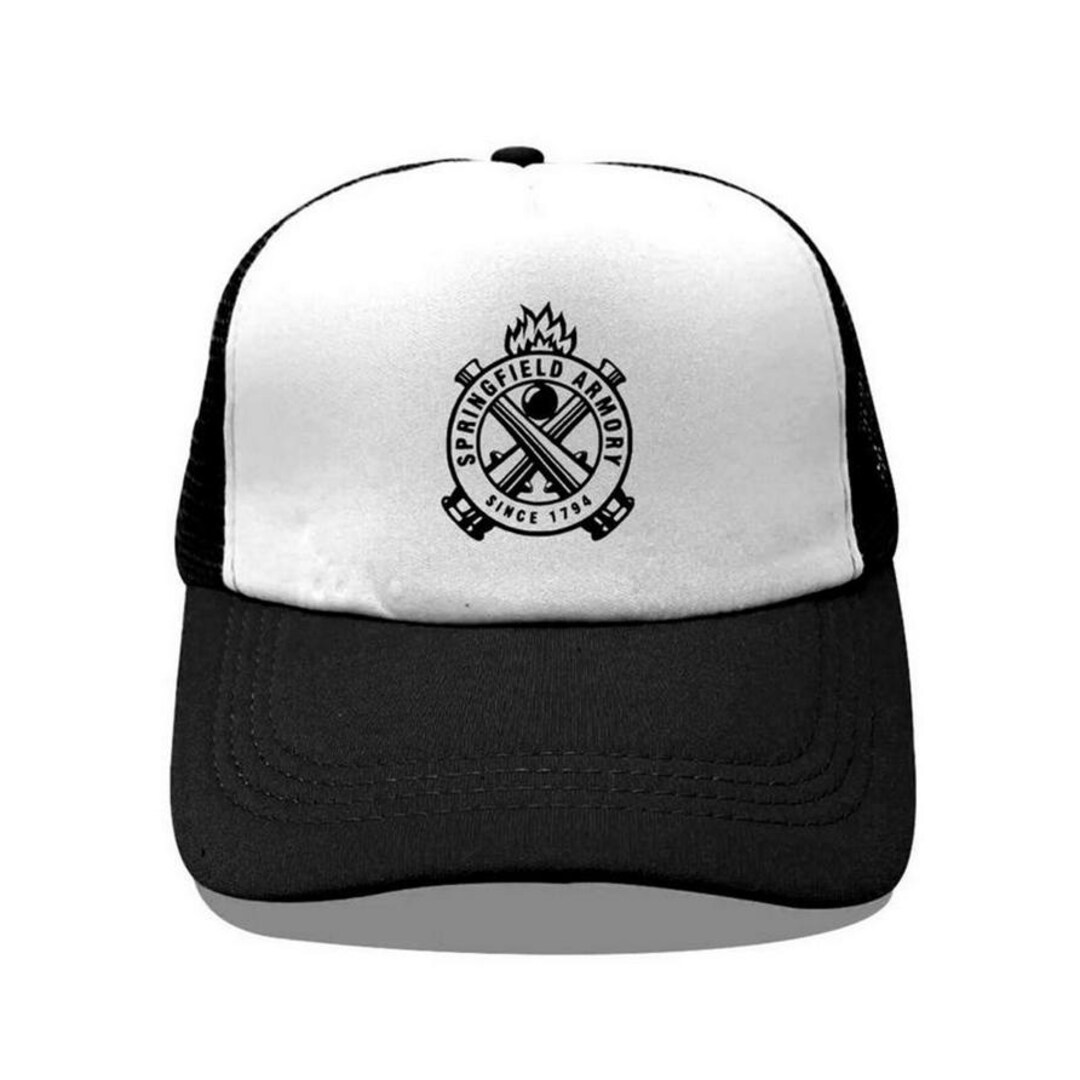 Springfield Armory Firearms Trucker Hat – Printed Logo Foam Mesh ...