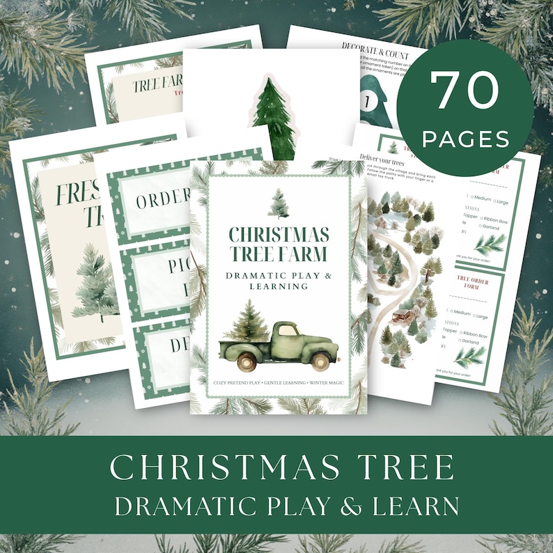 Christmas Tree Farm Dramatic Play & Learn Pack | Pretend Play ...