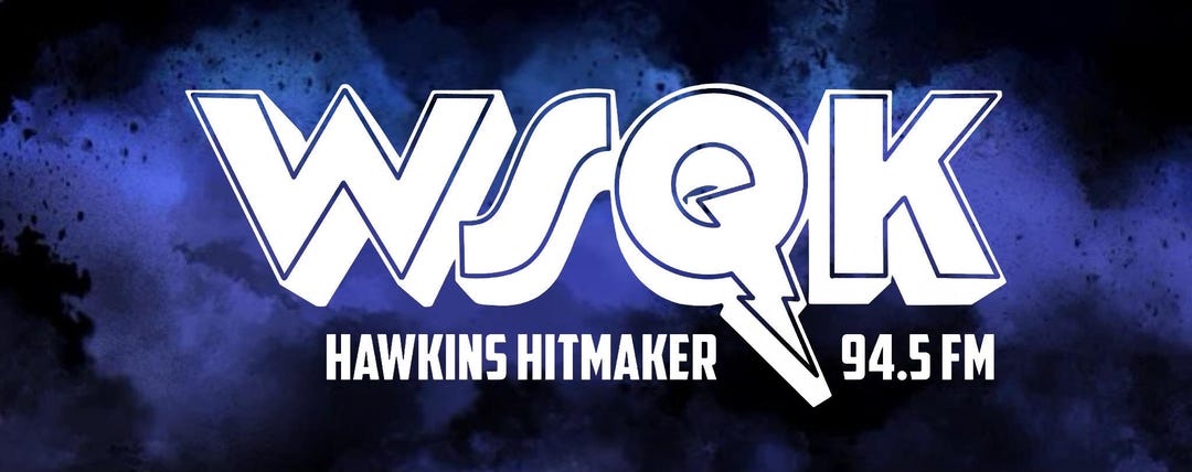 WSQK the Squawk Hawkins Hitmaker Vinyl Car Decal - Stranger Things - Etsy