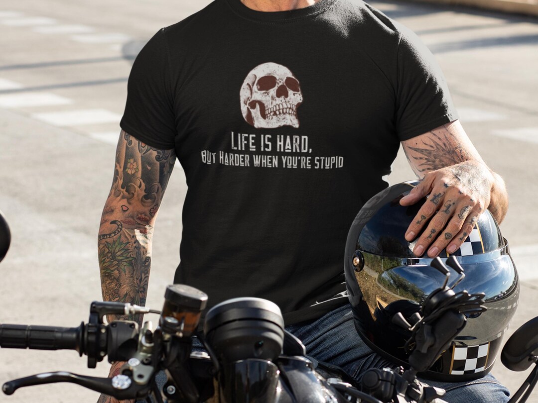 Skull Illustration T-shirt | Vintage Skull, Subtle Motivational Text - Etsy