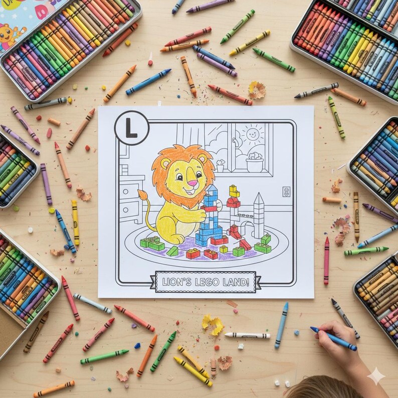 Kids Alphabet Animal Colouring Book Printable, Colouring Pages ...