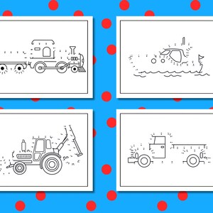 Dot to Dot for Kids, Dot to Dot Printable, Connect the Dots, Preschool ...