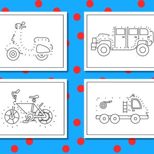 Dot to Dot for Kids, Dot to Dot Printable, Connect the Dots, Preschool ...