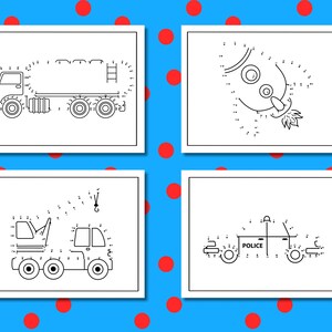 Dot to Dot for Kids, Dot to Dot Printable, Connect the Dots, Preschool ...
