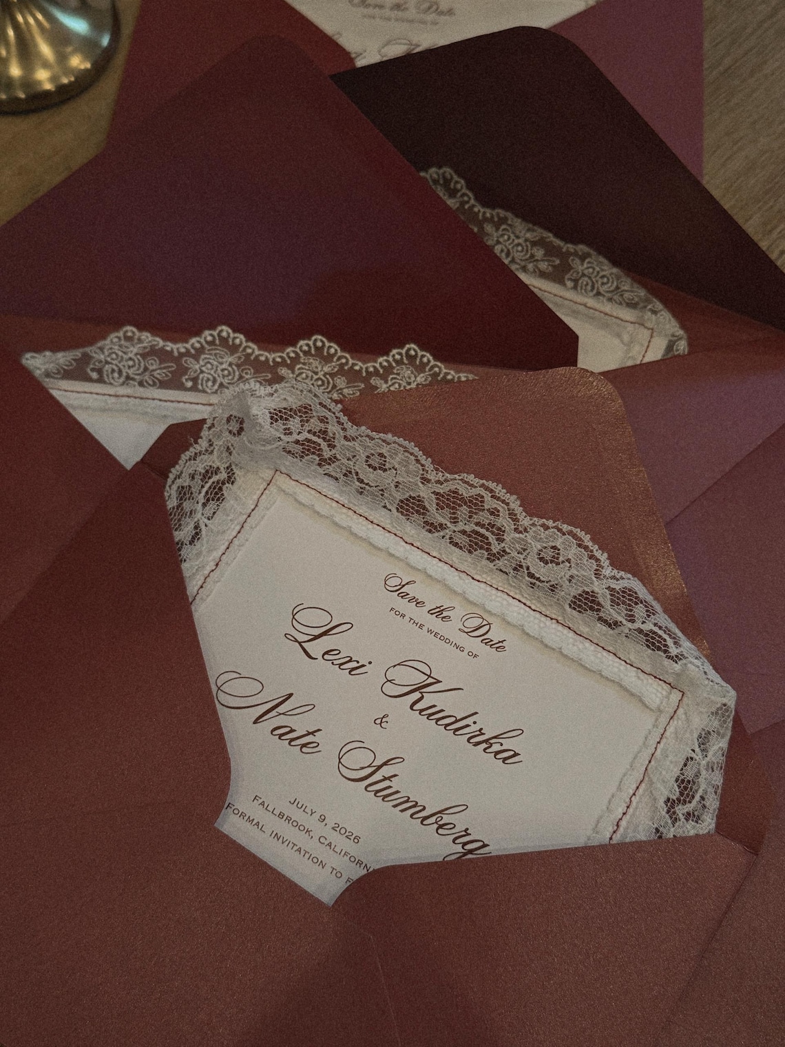 Lace Stationary for Weddings/events - Etsy