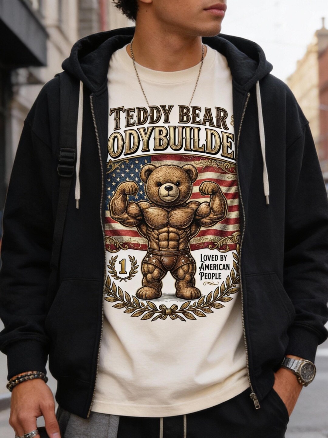 Teddy Bear Bodybuilder PNG, Muscle Bear Gym Shirt Design, Funny Fitness ...