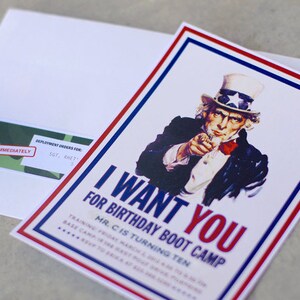 EDITABLE Boot Camp Party Door Sign - Instantly Personalized Decor for ...