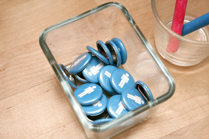 20pk Gender Reveal Boy & Girl Buttons Pins for Baby Gender Reveal Party ...