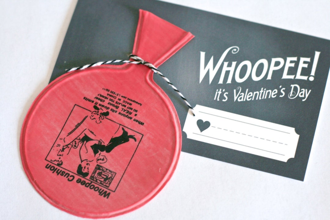Editable Whoopee Cushion Valentine Template - Printable PDF Whoopie ...