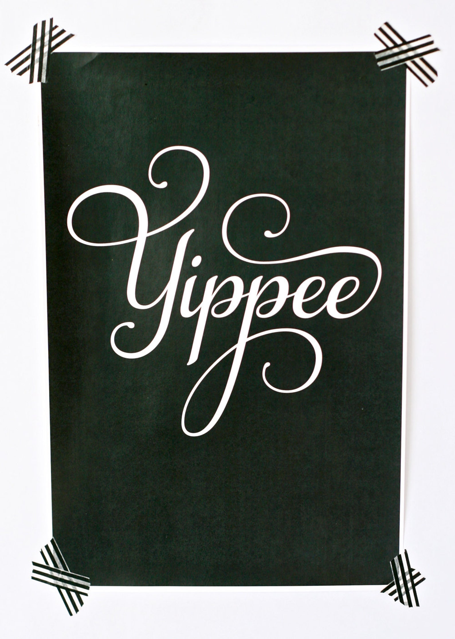 Yippee Printable Party Decor Poster Pack for Graduation Party, Birthday ...