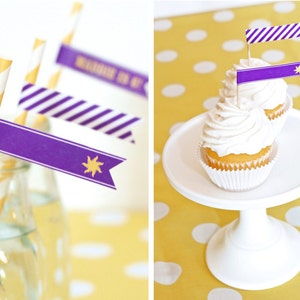 COMBO PACK Tangled Party Decor - Printable PDF Instant Download ...