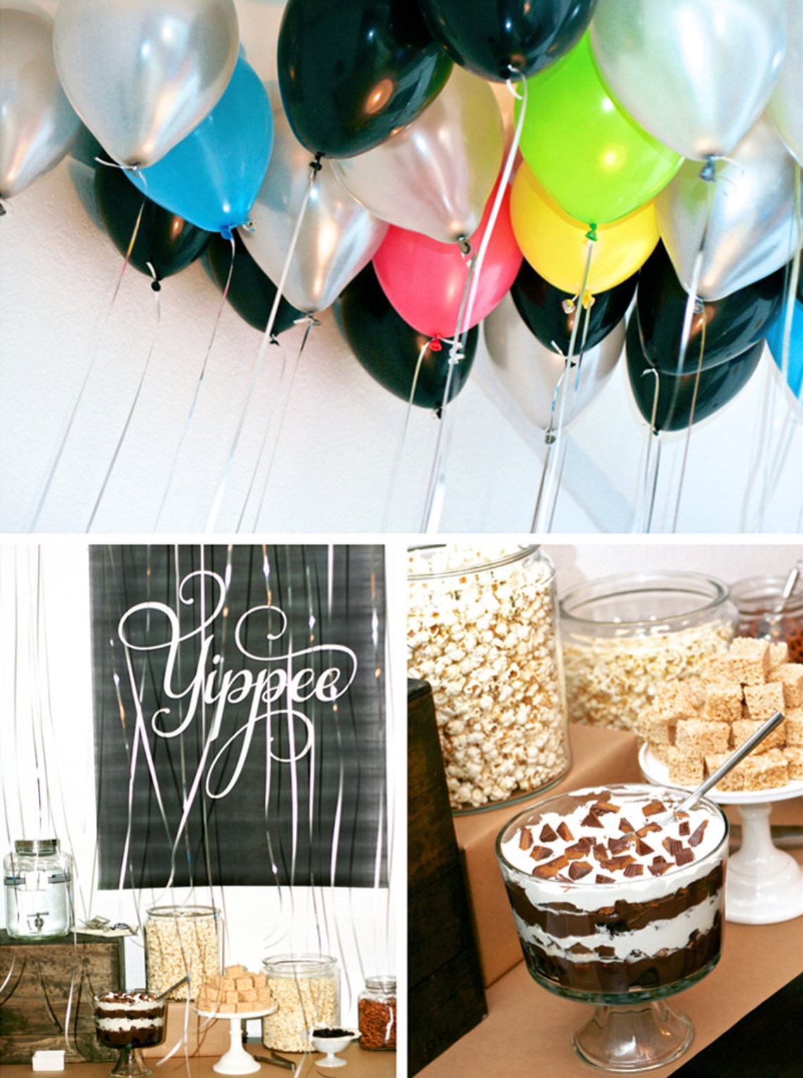Yippee Printable Party Decor Poster Pack for Graduation Party, Birthday ...