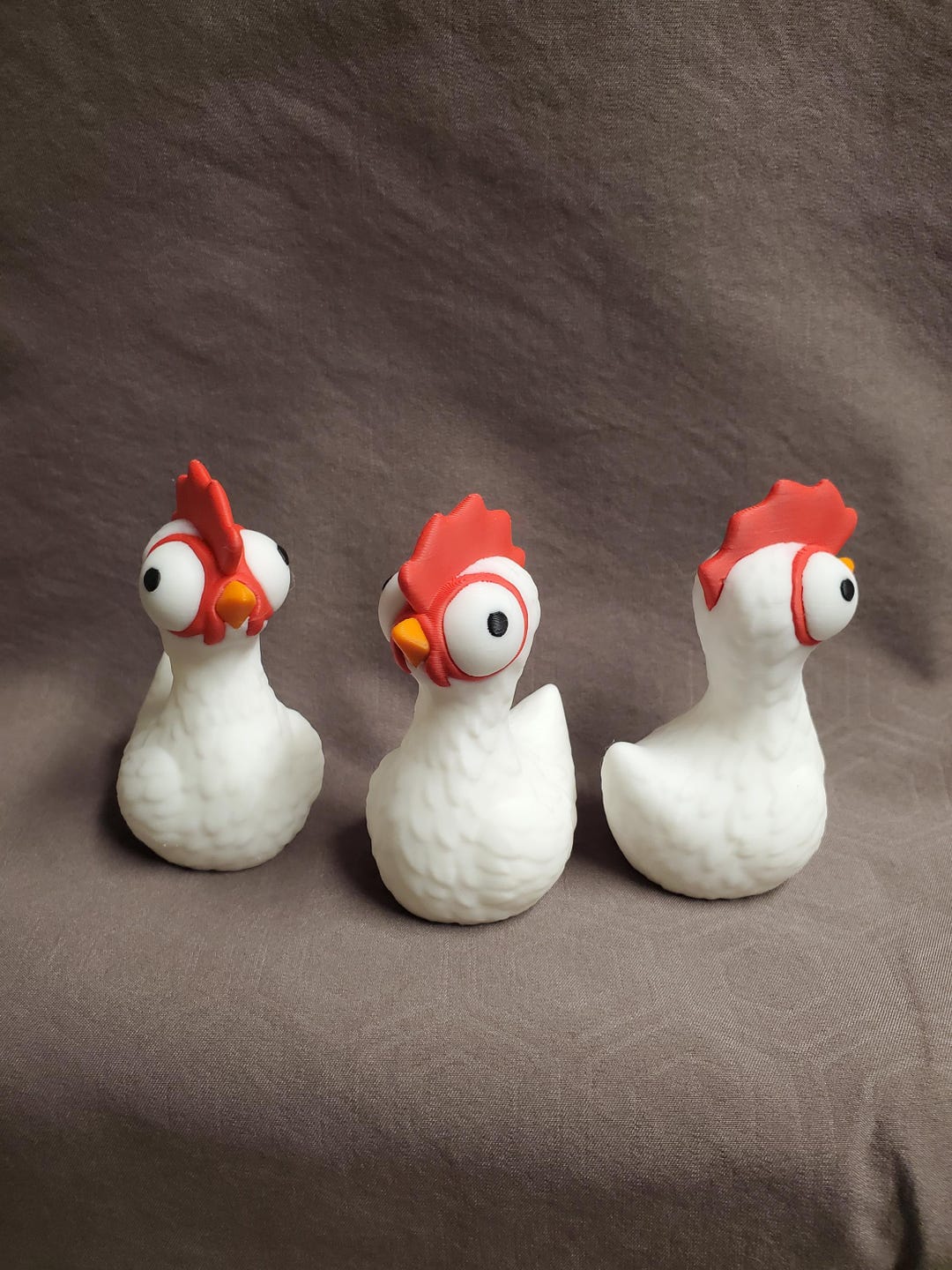 Plucky Chicken Figurine, Barnyard Adventure Toy (price per Piece) - Etsy