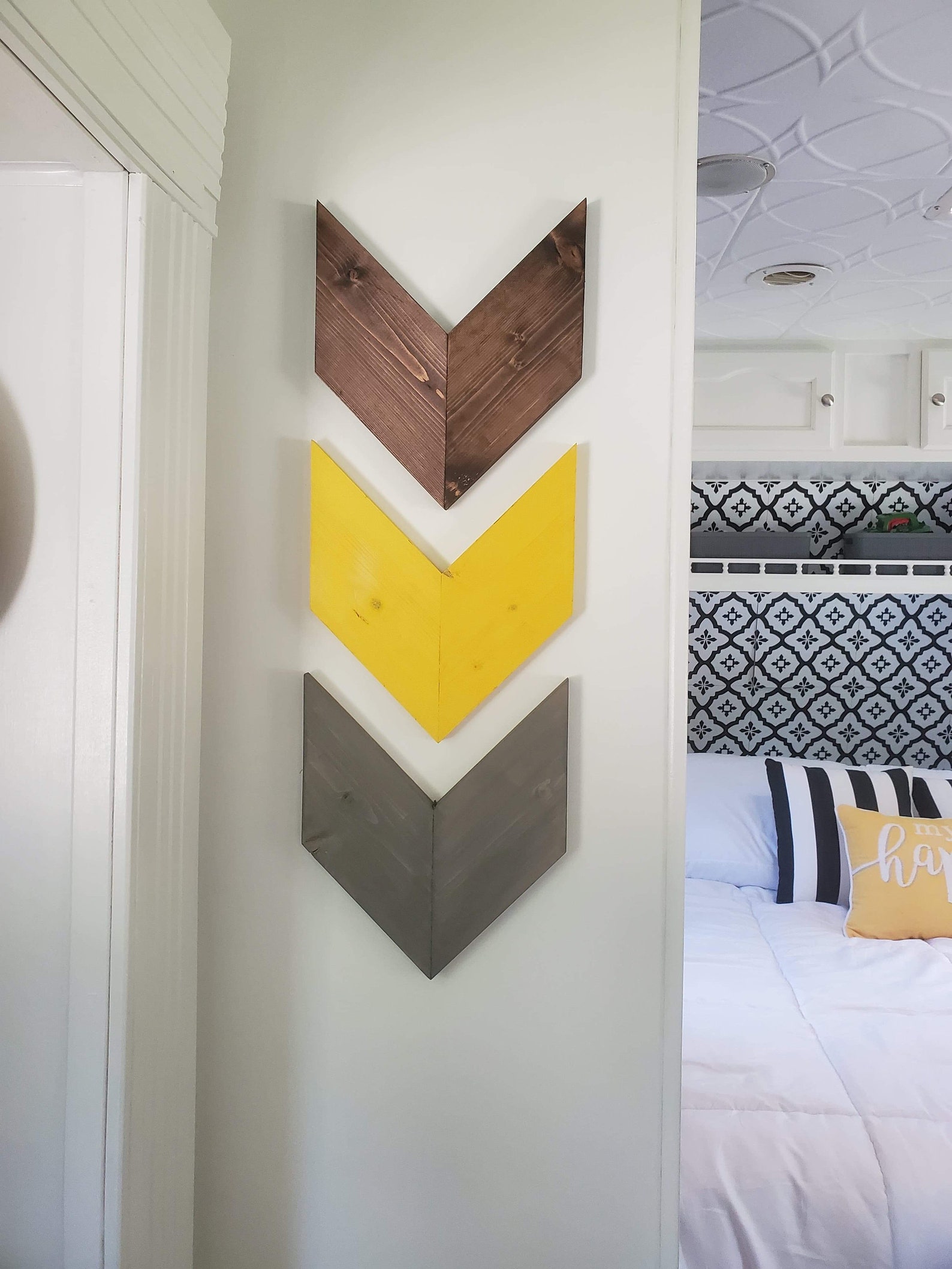 Farmhouse Arrows Rustic Arrows Nursery Arrows Yellow Grey - Etsy